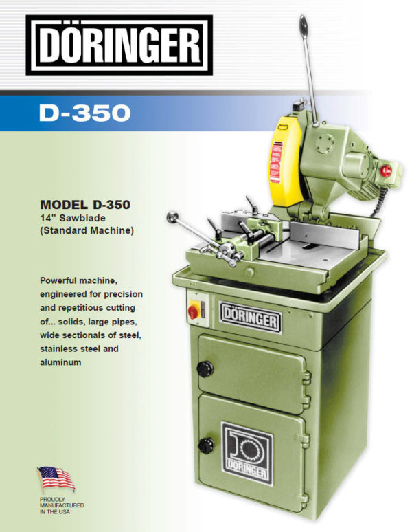 CUSTOMER SERVICE – DORINGER COLD SAWS